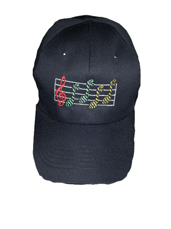 Cap Music Tablature Embroidered - CoolNZ Embroidered Music Tablature ...